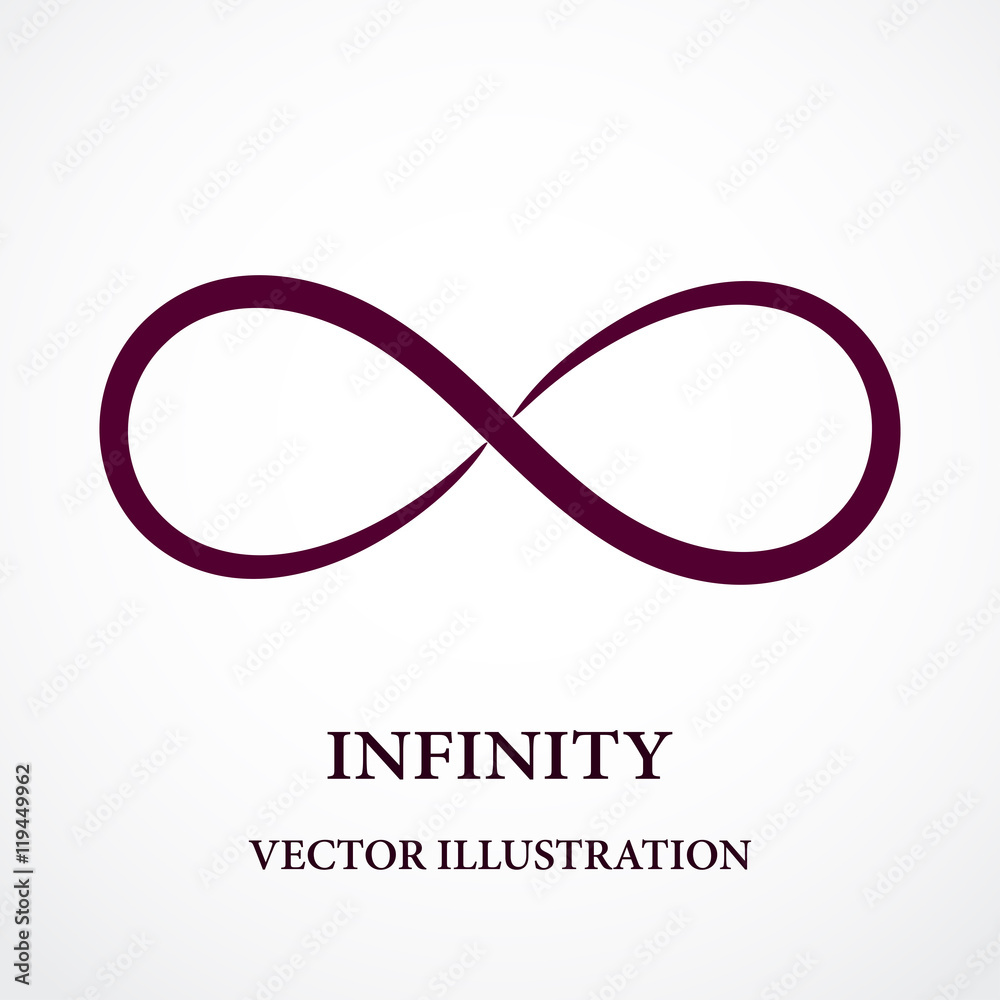 Abstract infinity symbol. Vector design. Creative concept. Stock Vector ...