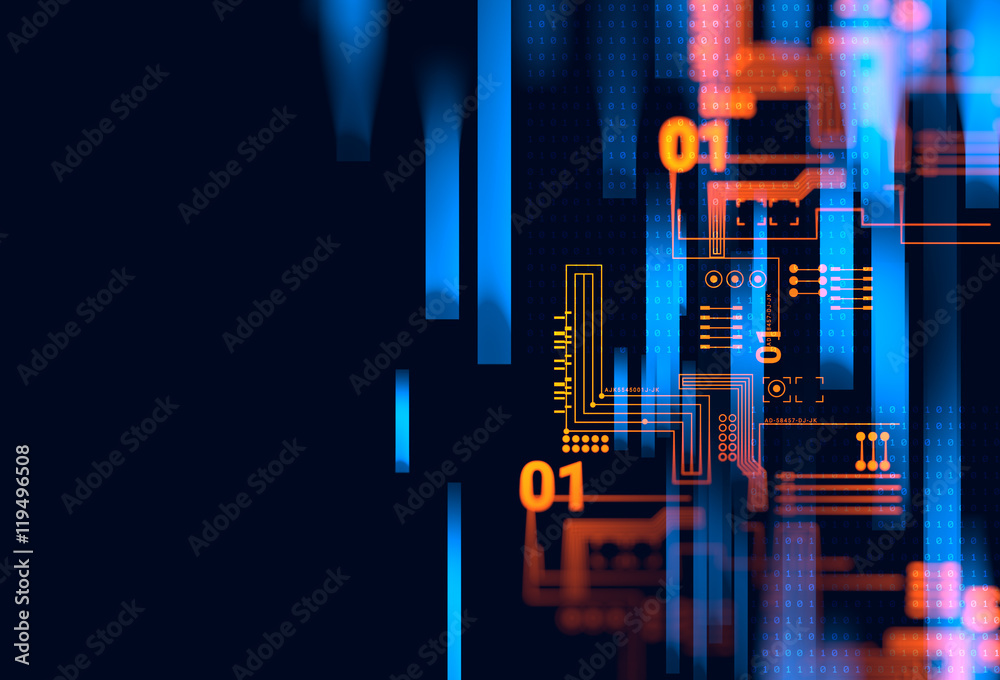 Programming code abstract technology background of software deve Stock ...