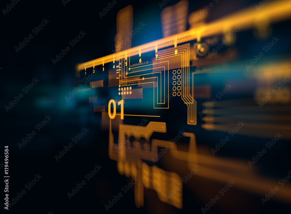 Programming code abstract technology background of software deve Stock ...