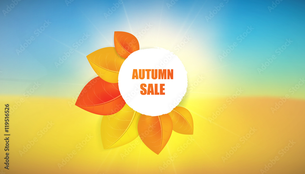 Autumn abstract background design.Vector Eps 10 Stock Vector | Adobe Stock