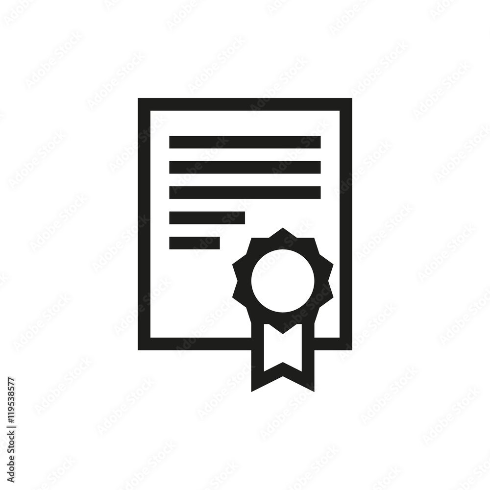 charter icon, on white background Stock Vector | Adobe Stock