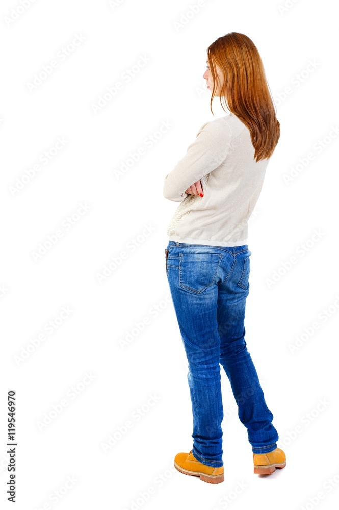 Woman Standing Up Straight