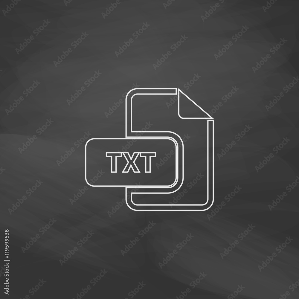 TXT computer symbol Stock Vector | Adobe Stock