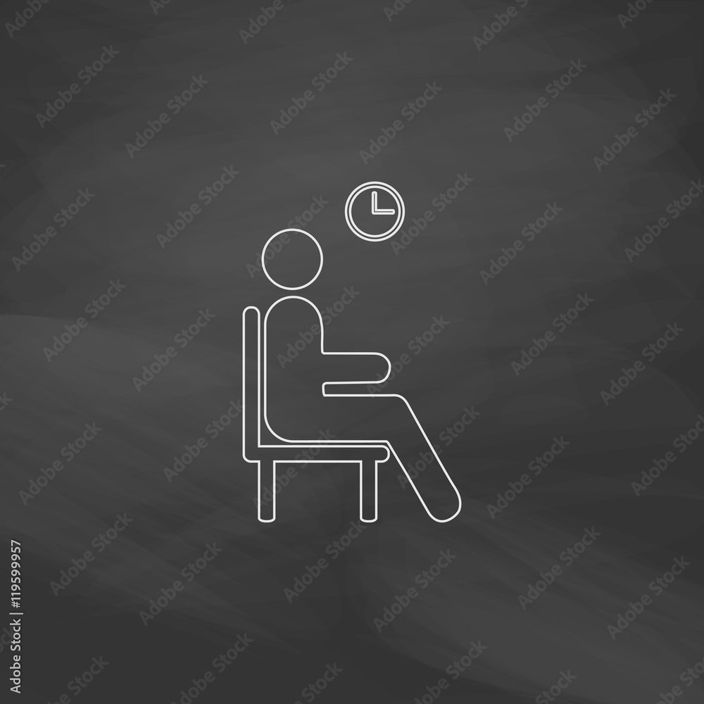 Waiting computer symbol vector de Stock | Adobe Stock