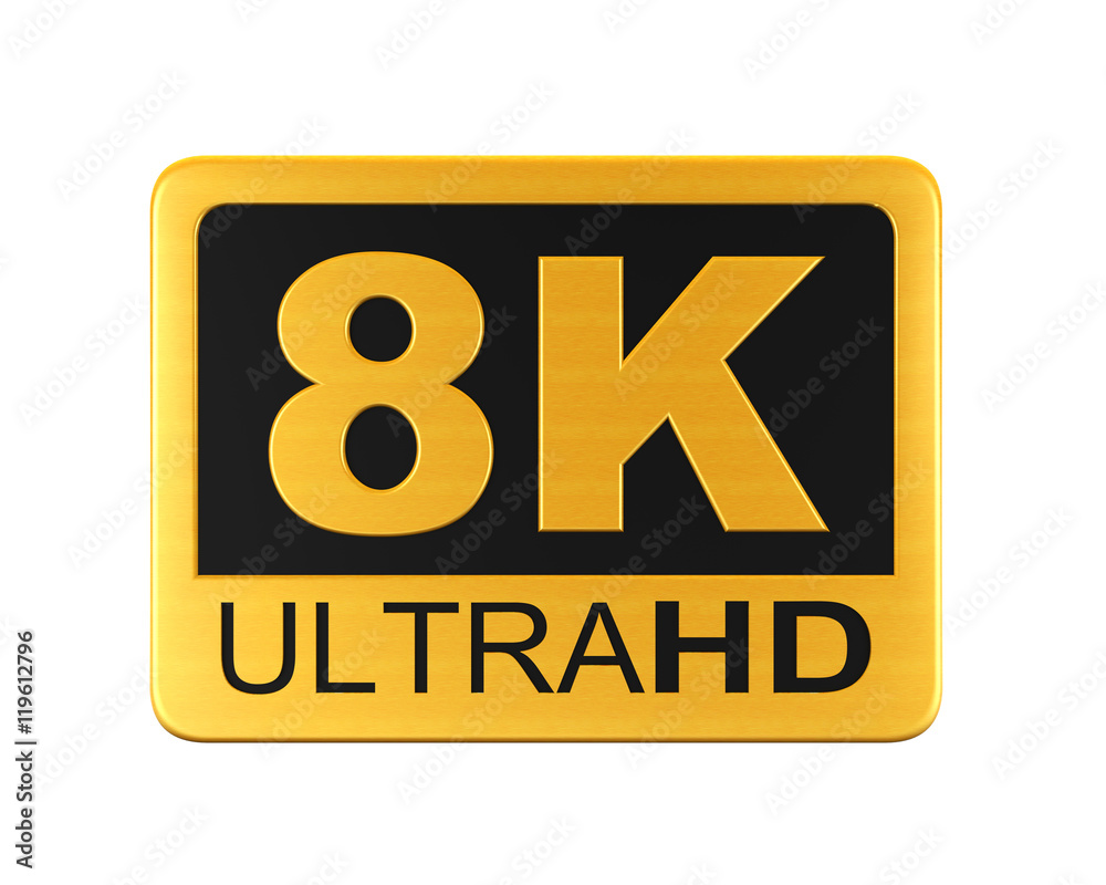 Ultra HD 8K Icon ilustração do Stock | Adobe Stock