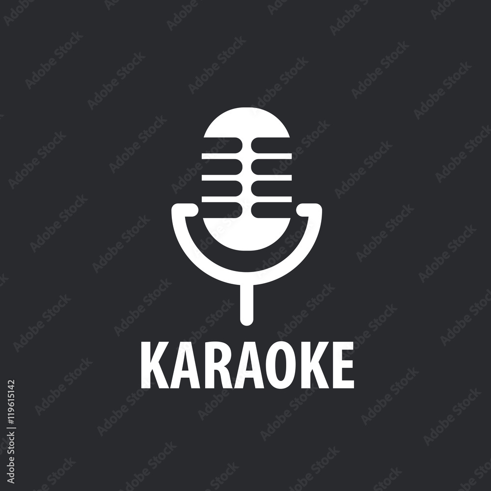 vector logo karaoke Stock Vector | Adobe Stock