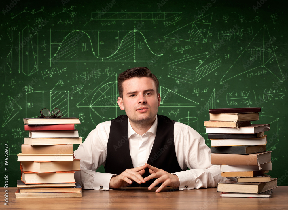 Teacher explaining Stock Photo | Adobe Stock