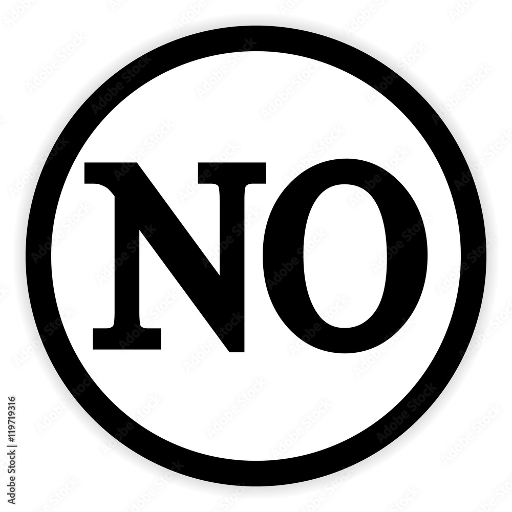 No button on white. Stock Vector | Adobe Stock