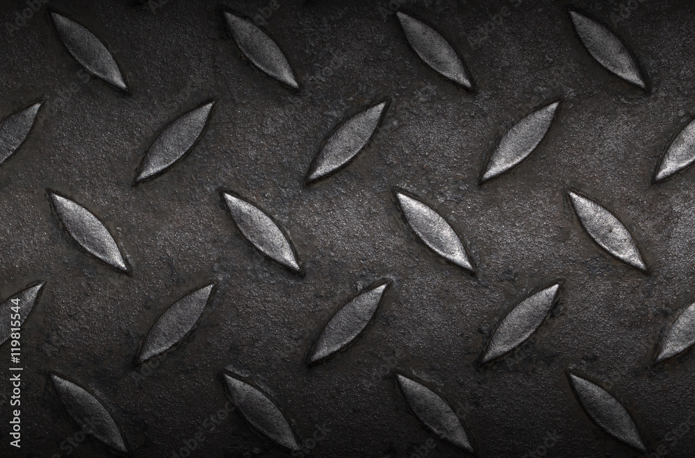 design on steel with shadow for pattern and background Stock Photo ...