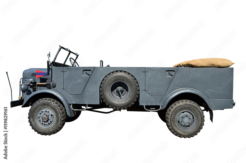 German military vehicle from second world war Stock Photo | Adobe Stock