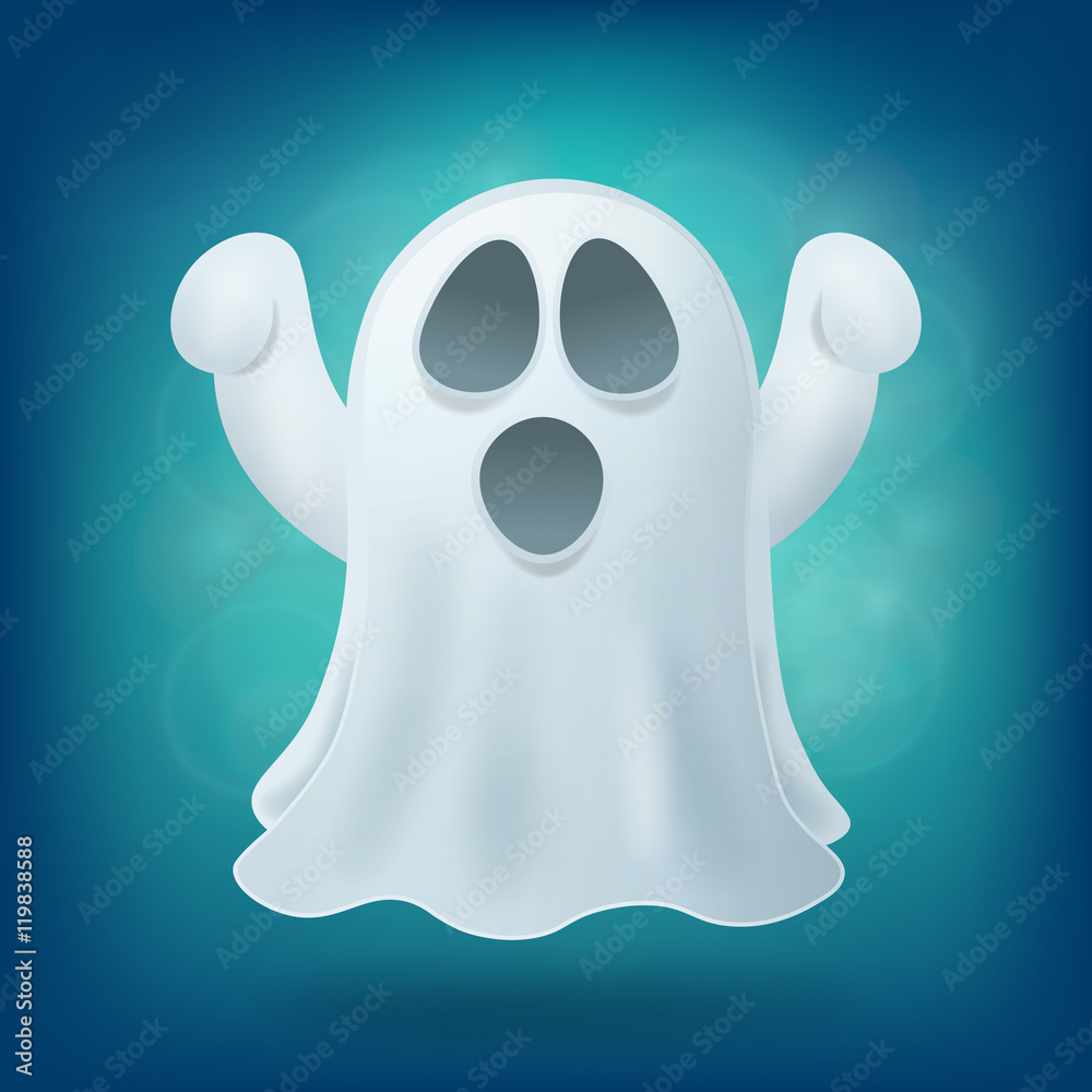 Scary Animated Ghost