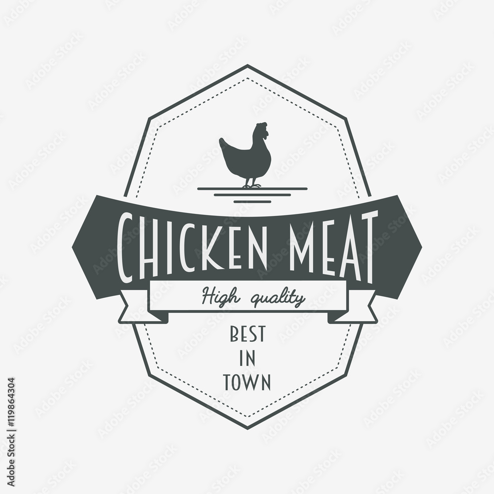 Chicken Meat Logo