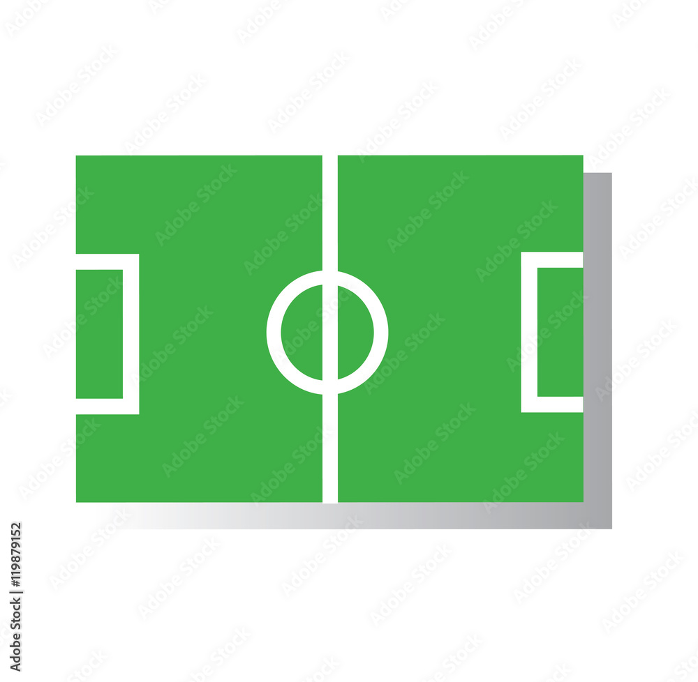 football field icon vector Stock Vector | Adobe Stock