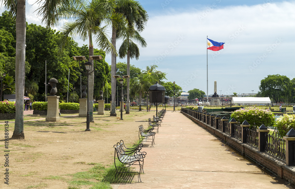 Rizal park Stock Photo | Adobe Stock
