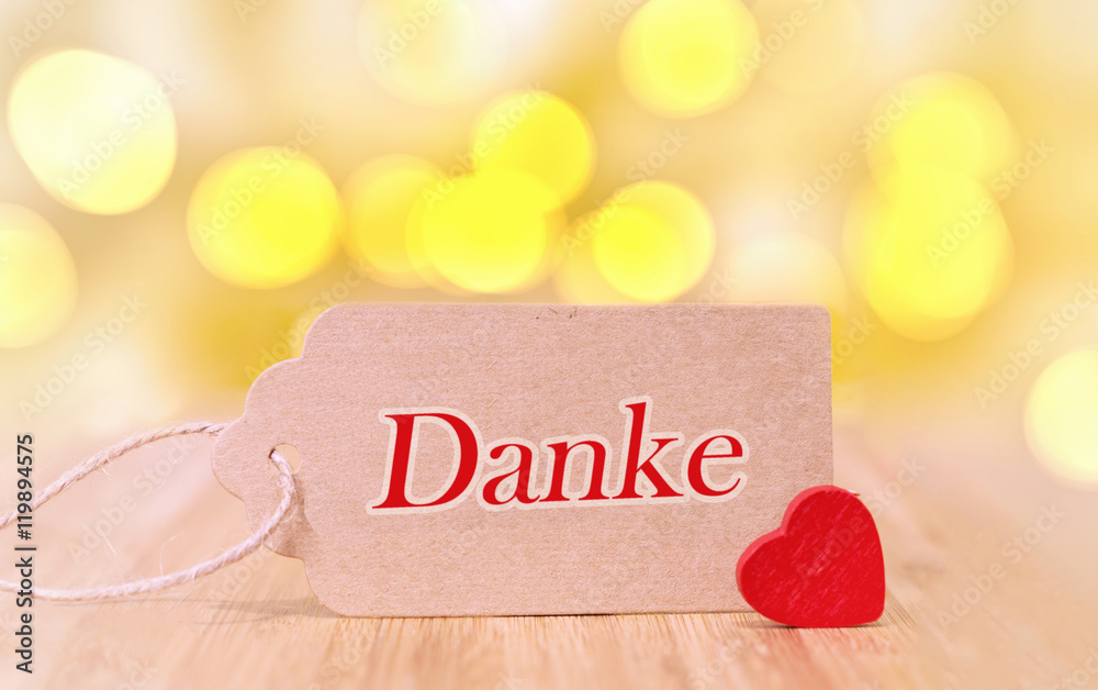 Ich will einfach nur Danke sagen. Stock Photo | Adobe Stock