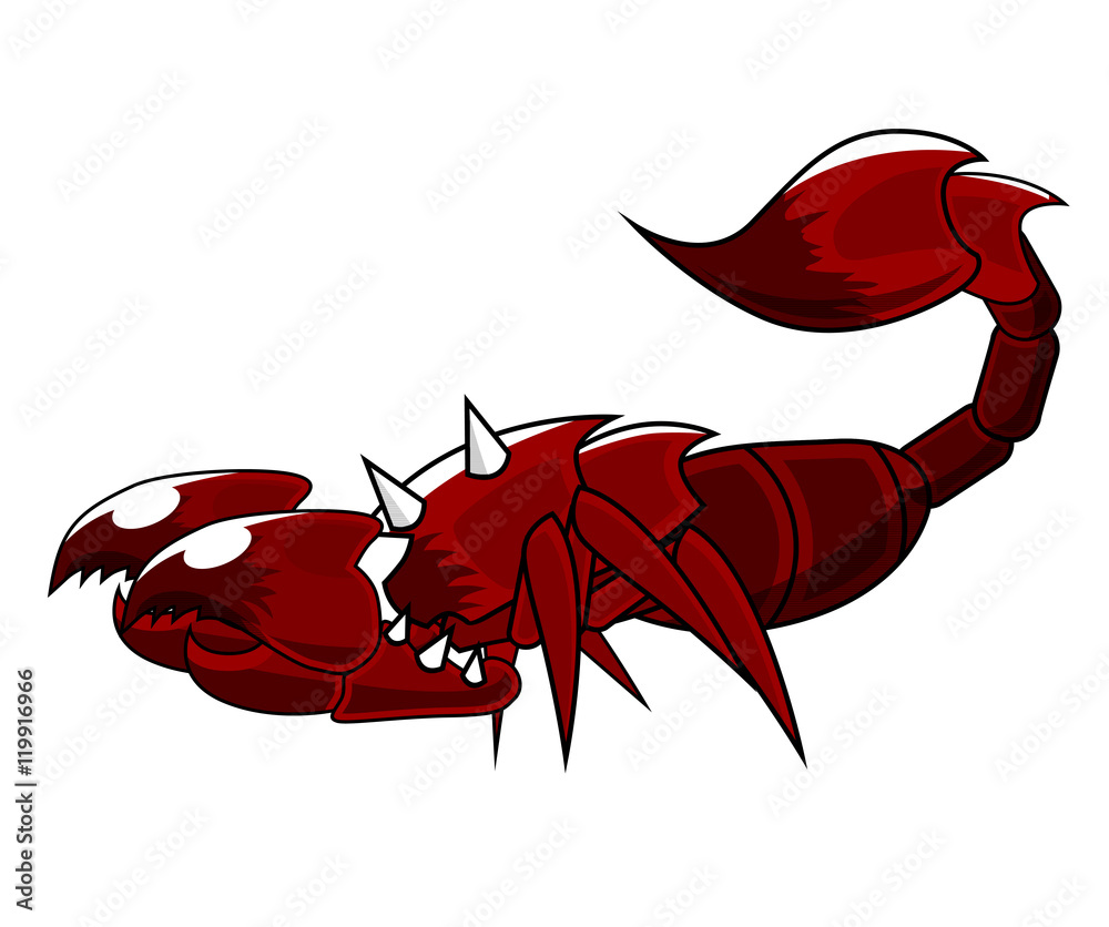 Red Scorpion Cartoon