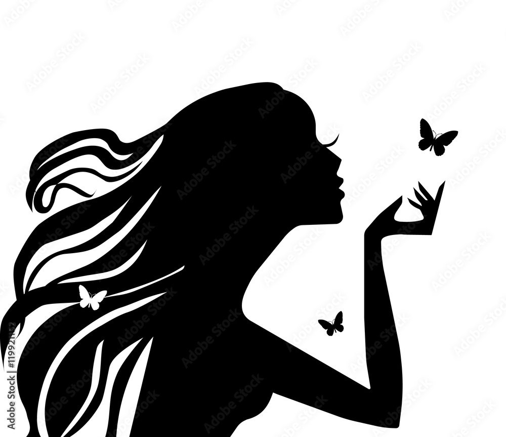 Cute Girl Stock Vector Adobe Stock