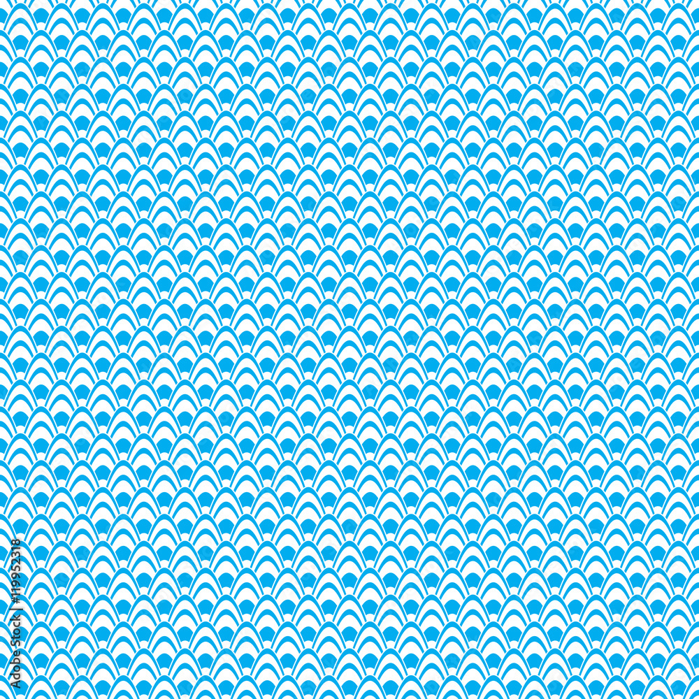 seamless Traditional japanese seigaiha ocean wave pattern Stock Vector ...