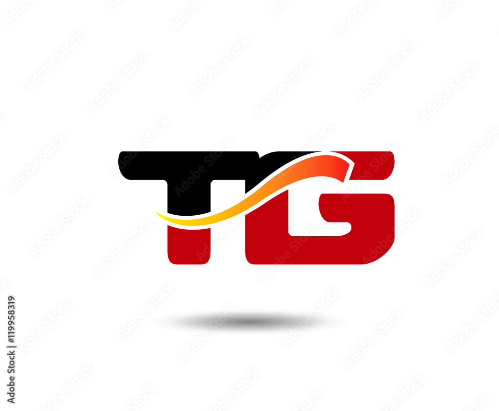 Letter T and G logo template Stock-Vektorgrafik | Adobe Stock