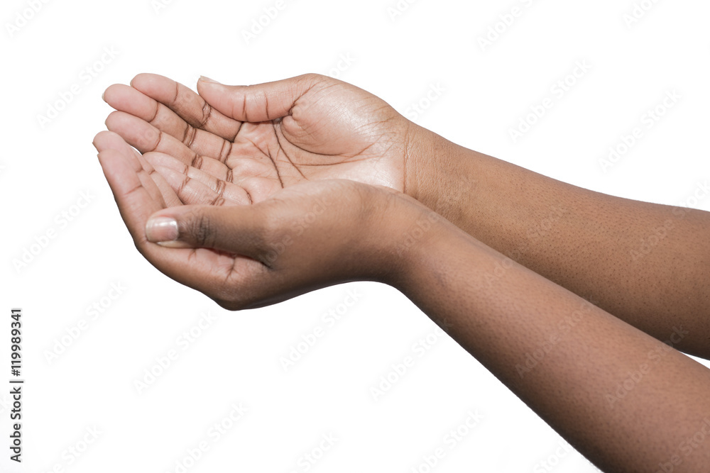 African american hand together Stock Photo | Adobe Stock