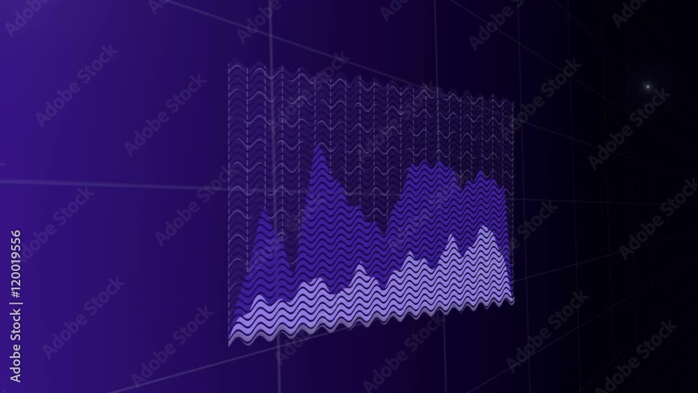 Growing graph charts on a grid with a gridded background Stock Video ...