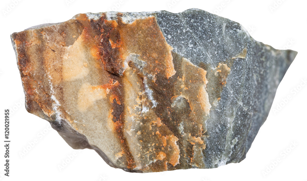 hornfels mineral isolated on white Stock Photo | Adobe Stock