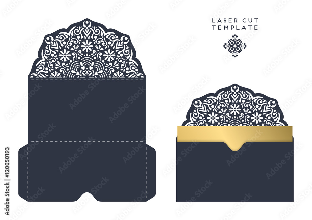 laser cut template Stock Vector | Adobe Stock