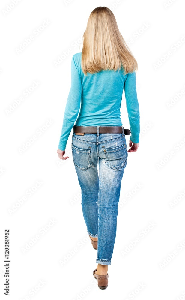 Woman Standing Behind Frame