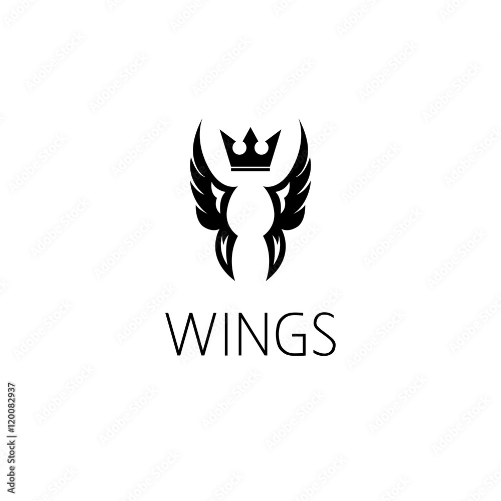 wing logo graphic design concept Stock Vector | Adobe Stock