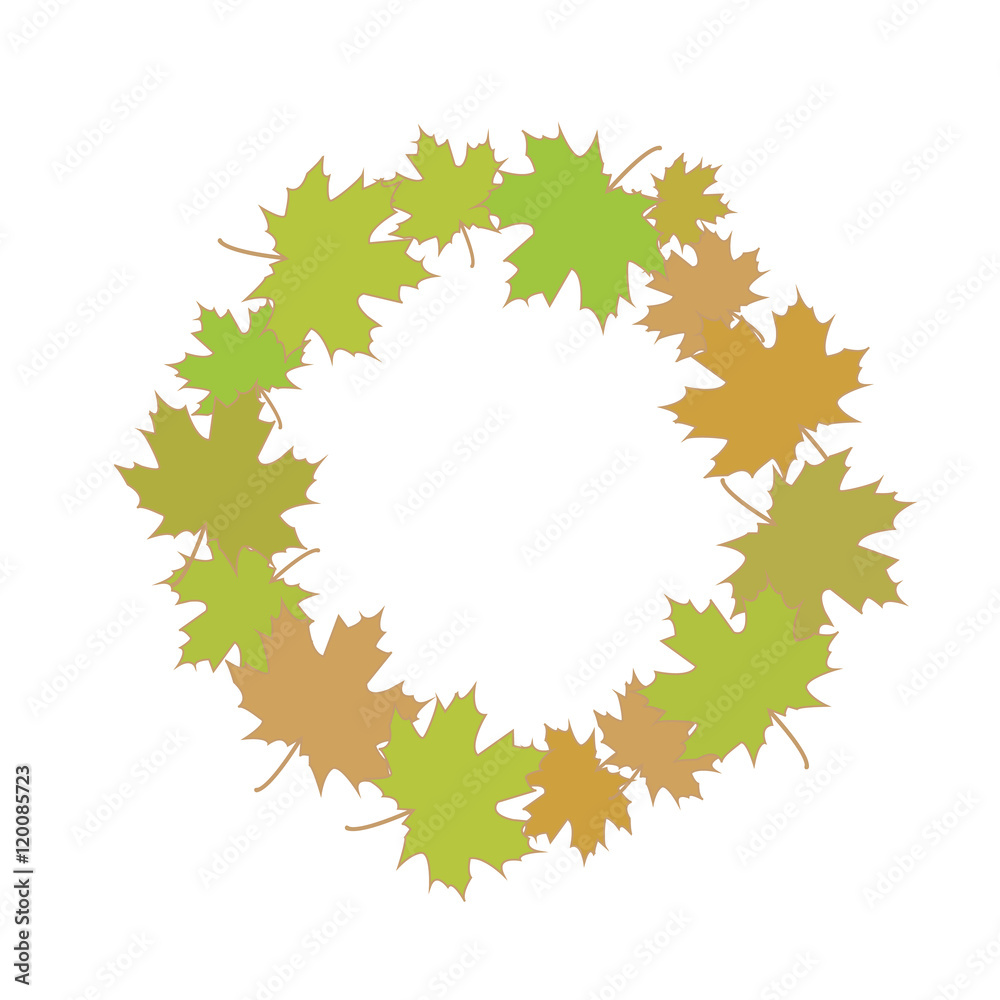 autumn symbol Stock Vector | Adobe Stock