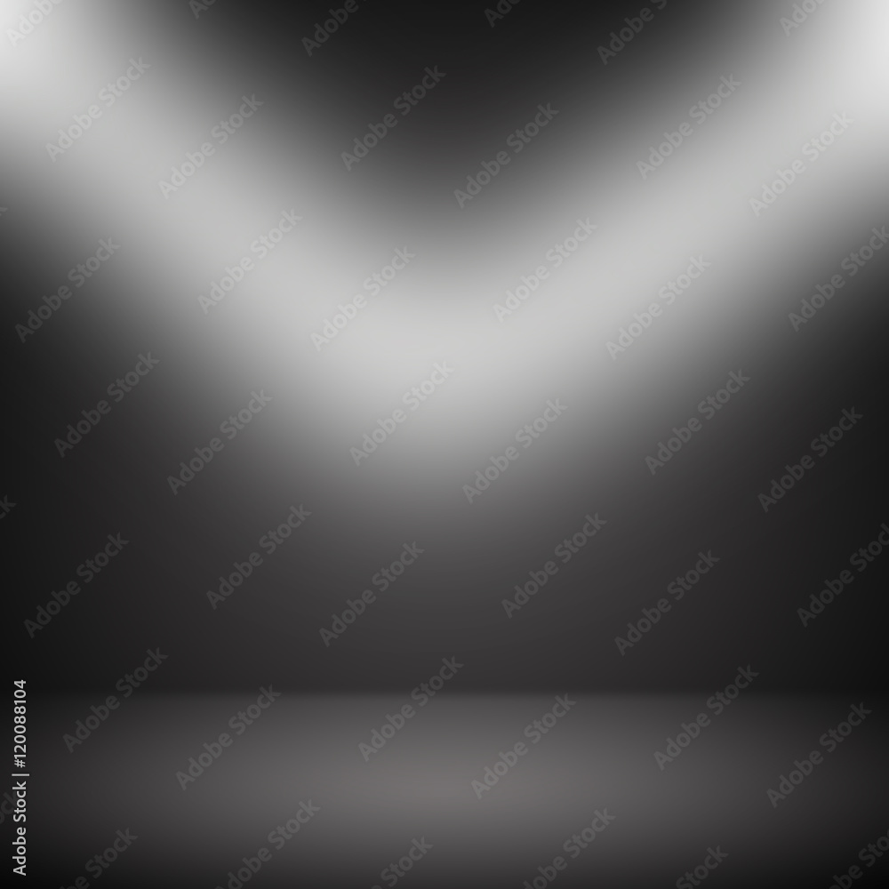 black gradient abstract background / dark grey room studio background ...