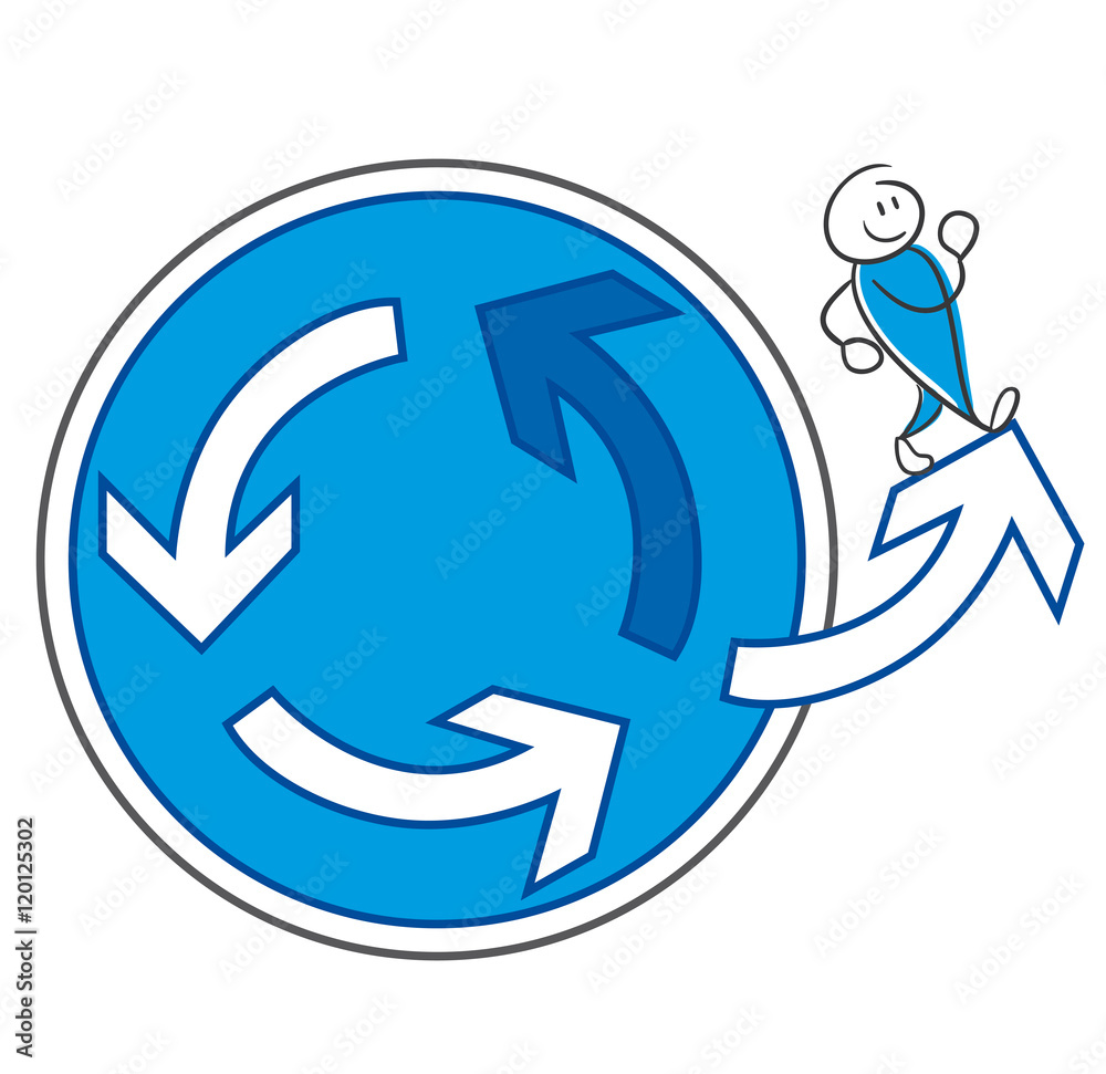 Stick FIgure Series Blue / Stock Vector | Adobe Stock