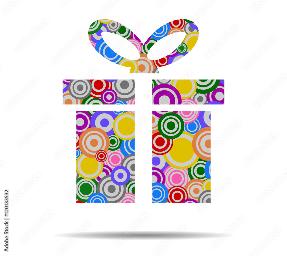 gift circles icon vector Stock-Vektorgrafik | Adobe Stock