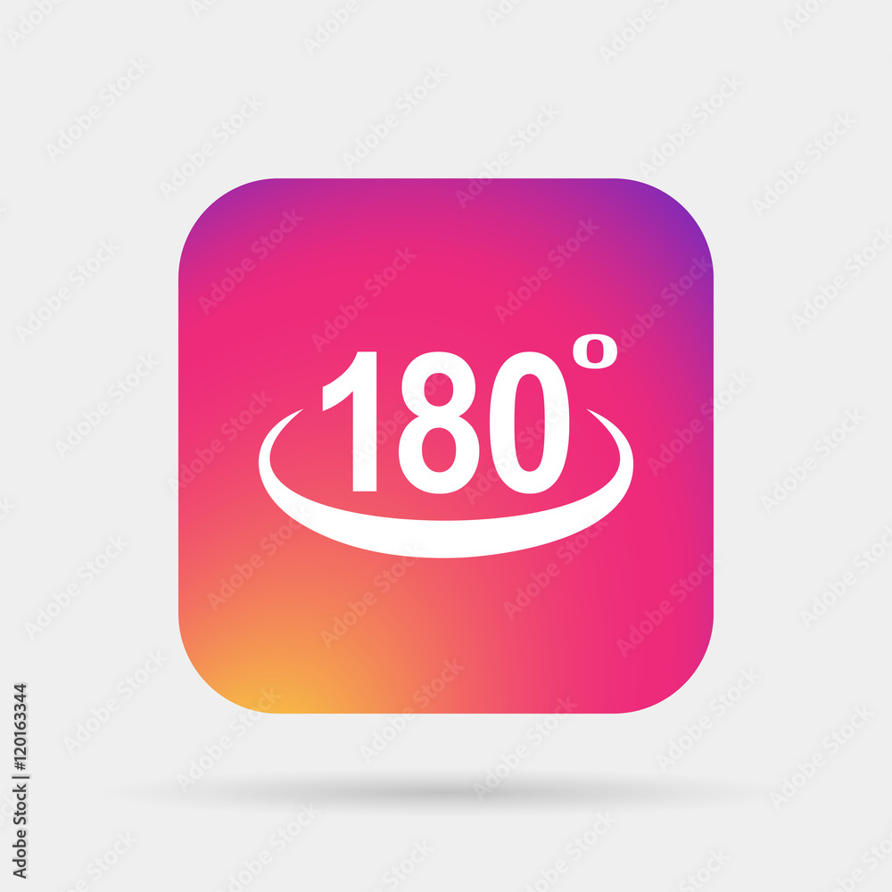 rotate 180 Stock Vector | Adobe Stock