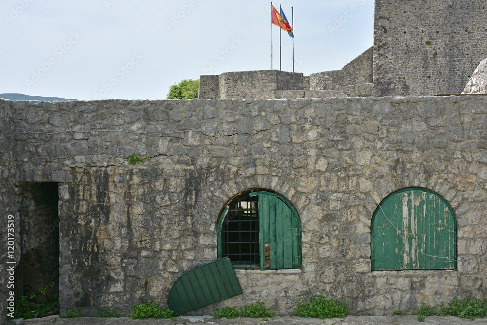 The 16th century Kanli Kula Fortress in Herceg Novi, Montenegro, was ...