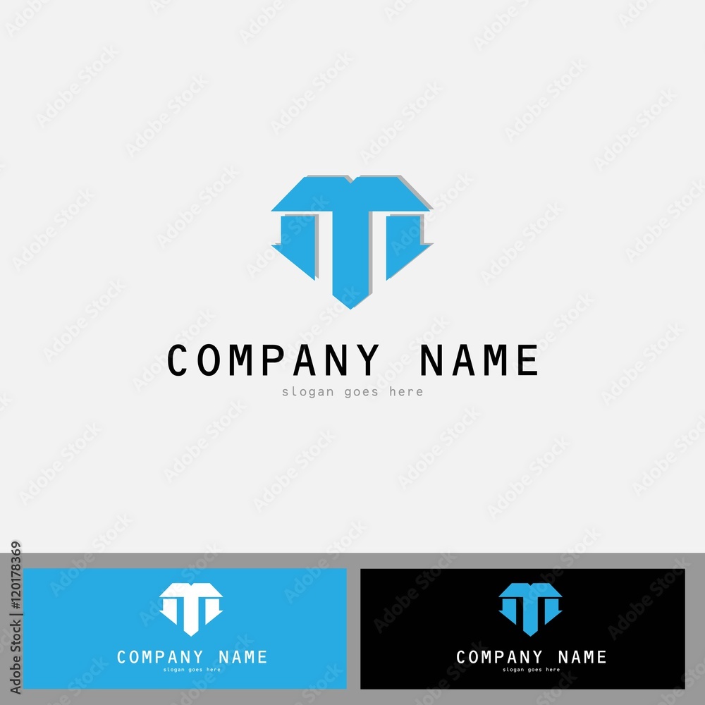 letter M building construction logo Stock Vector | Adobe Stock