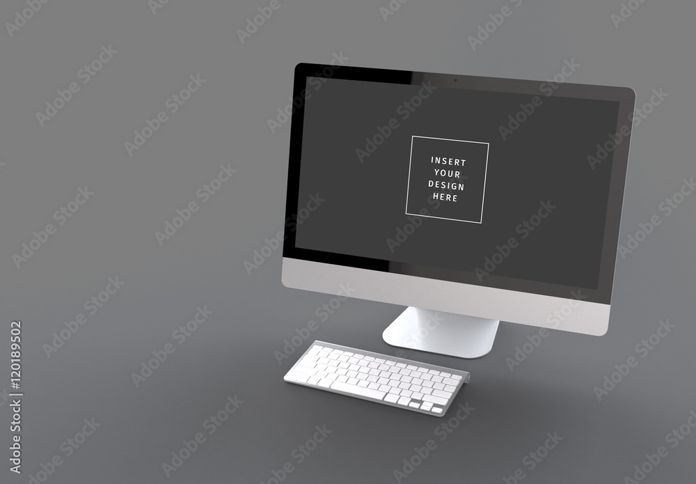 Desktop Mockup Stock Template | Adobe Stock
