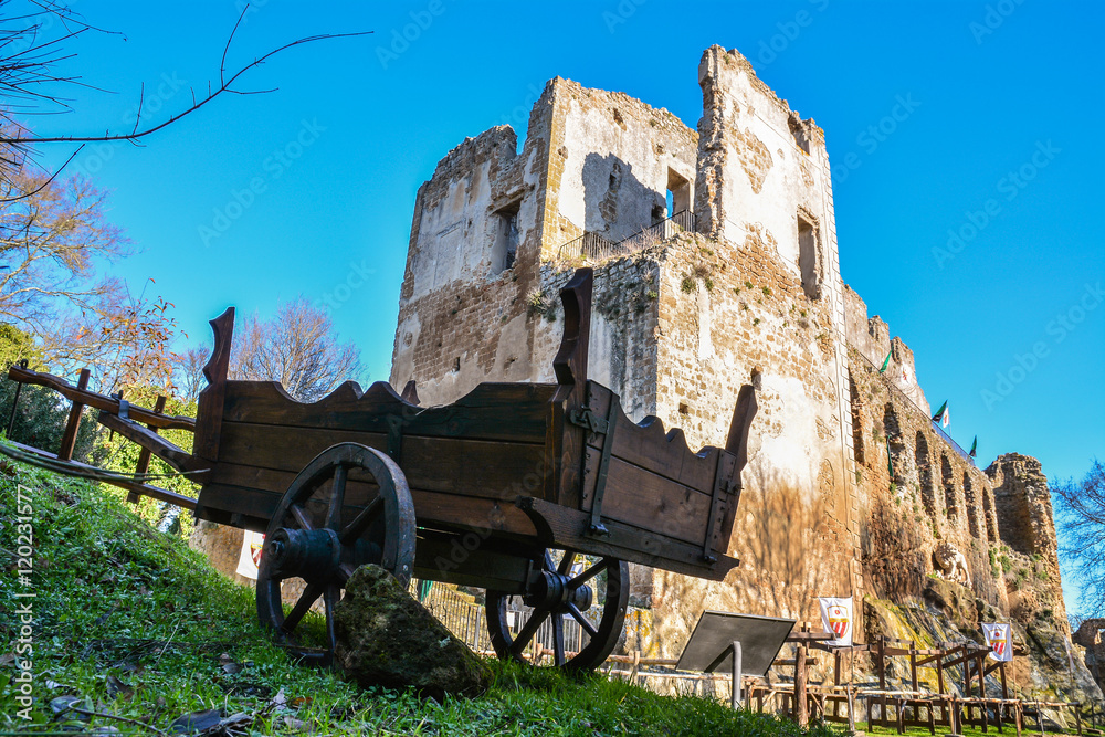 Monterano (also known as Ancient Monterano) is a ghost town in Italy ...