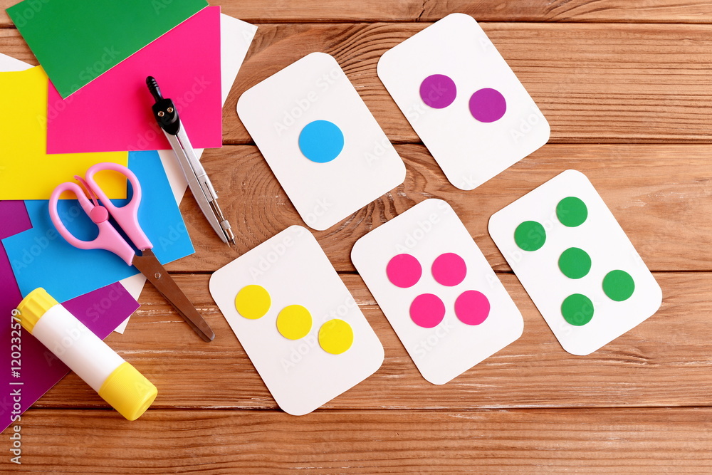 Education flash cards for kids. Learning colours. Teaching kids to ...