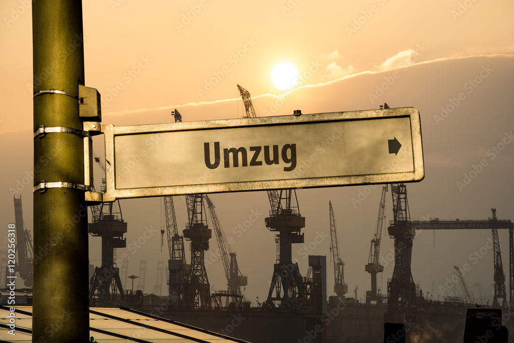 Schild 85 - Umzug ilustración de Stock | Adobe Stock