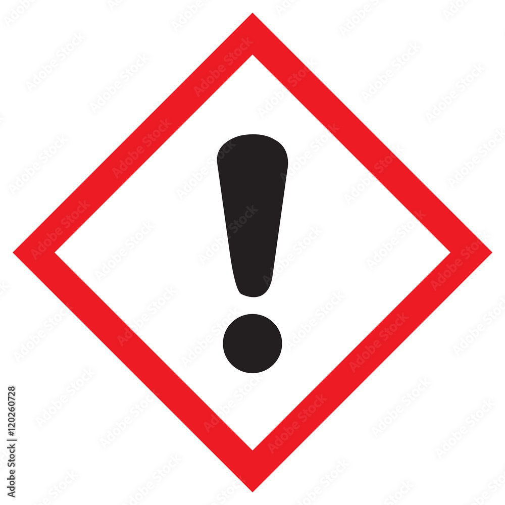 Piktogram GHS07 zagrożenie dla warstwy ozonowej Stock Vector | Adobe Stock