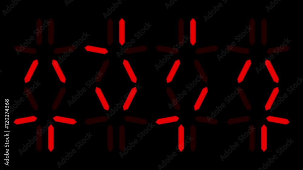 Predator countdown, digital clock with alien numbers - 4k 30fps loop ...