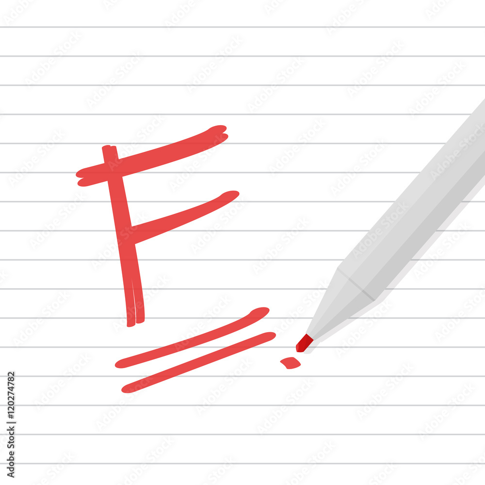 F Grade On Paper