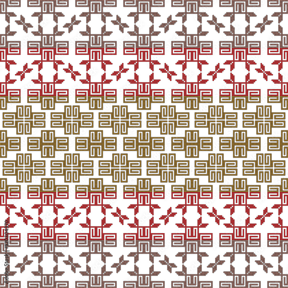 embroidery geometric patterns. for your clothes. Stock Vector | Adobe Stock