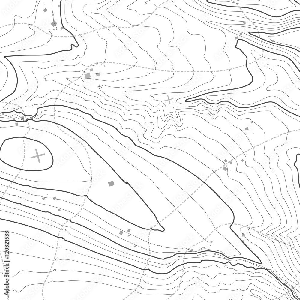 Topographic map background concept with space for your copy. Topography ...