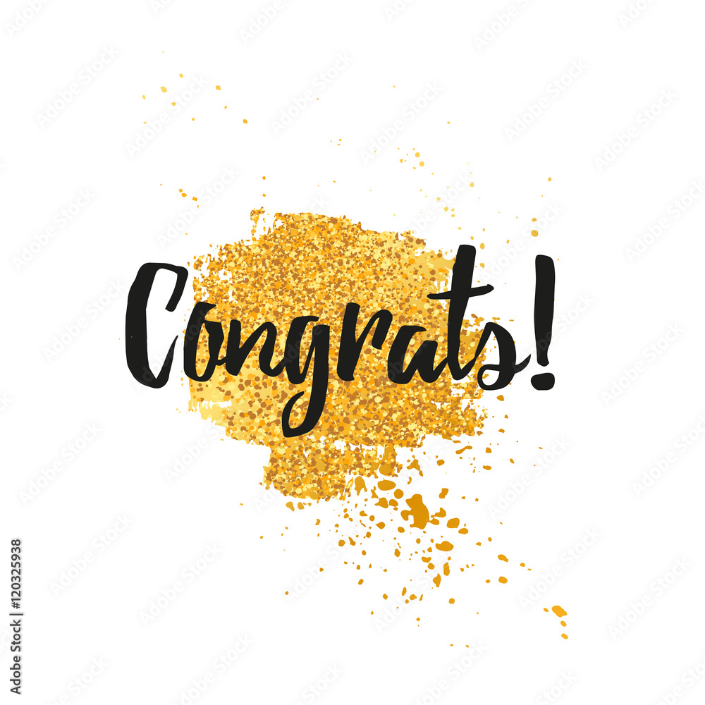 Template design greeting card Congratulations Card, banner greeting for ...