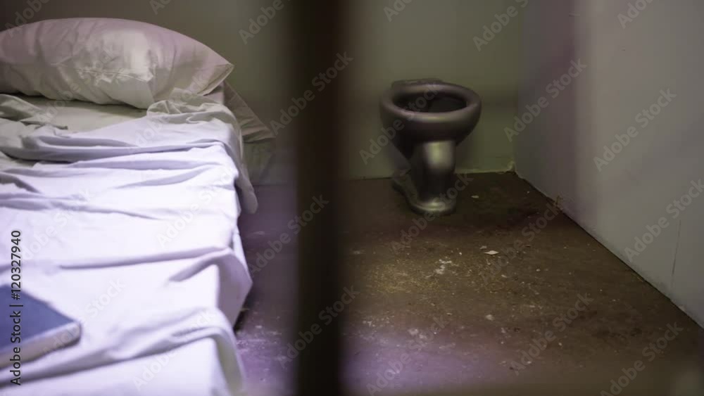 Modern Prison Scene - Cell for criminals Stock Video | Adobe Stock