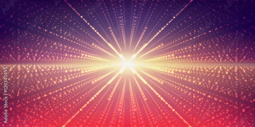 Vector interstellar space background.Cosmic galaxy illustration ...