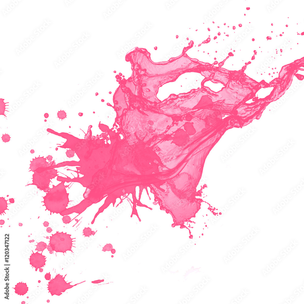 splash on white background. Paint splash for design use. splash paint ...