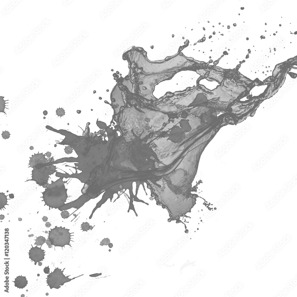 splash on white background. Paint splash for design use. splash paint ...